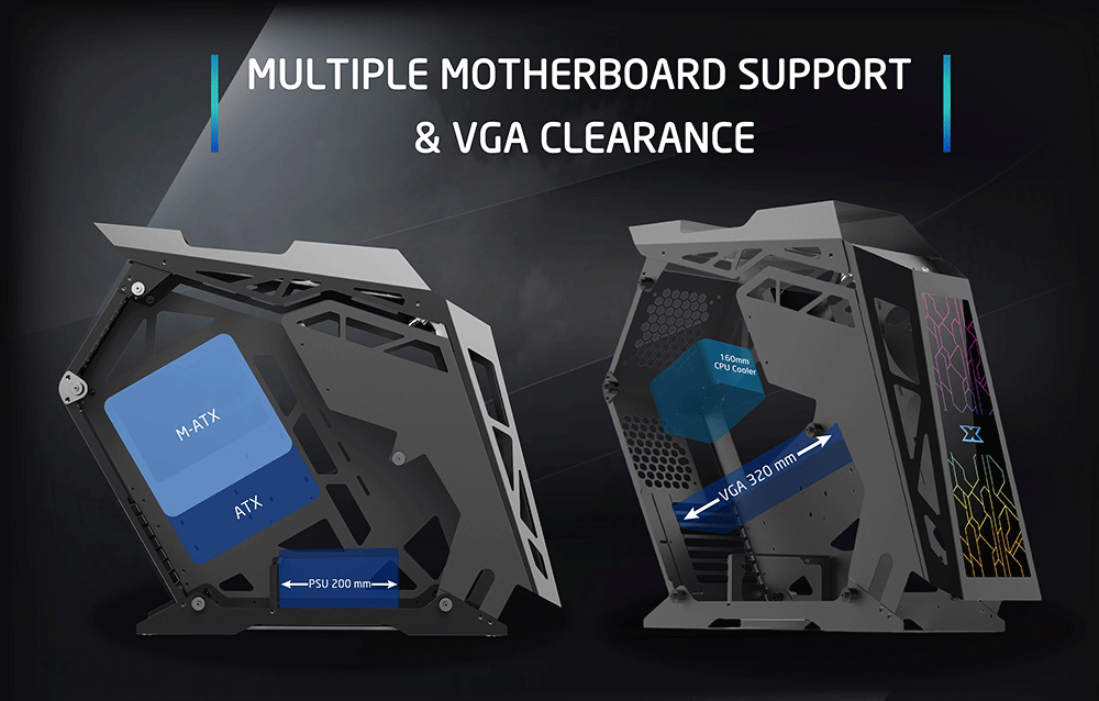 Vỏ case XIGMATEK ZEUS SPECTRUM (EN44016) - RGB PREMIUM GAMING