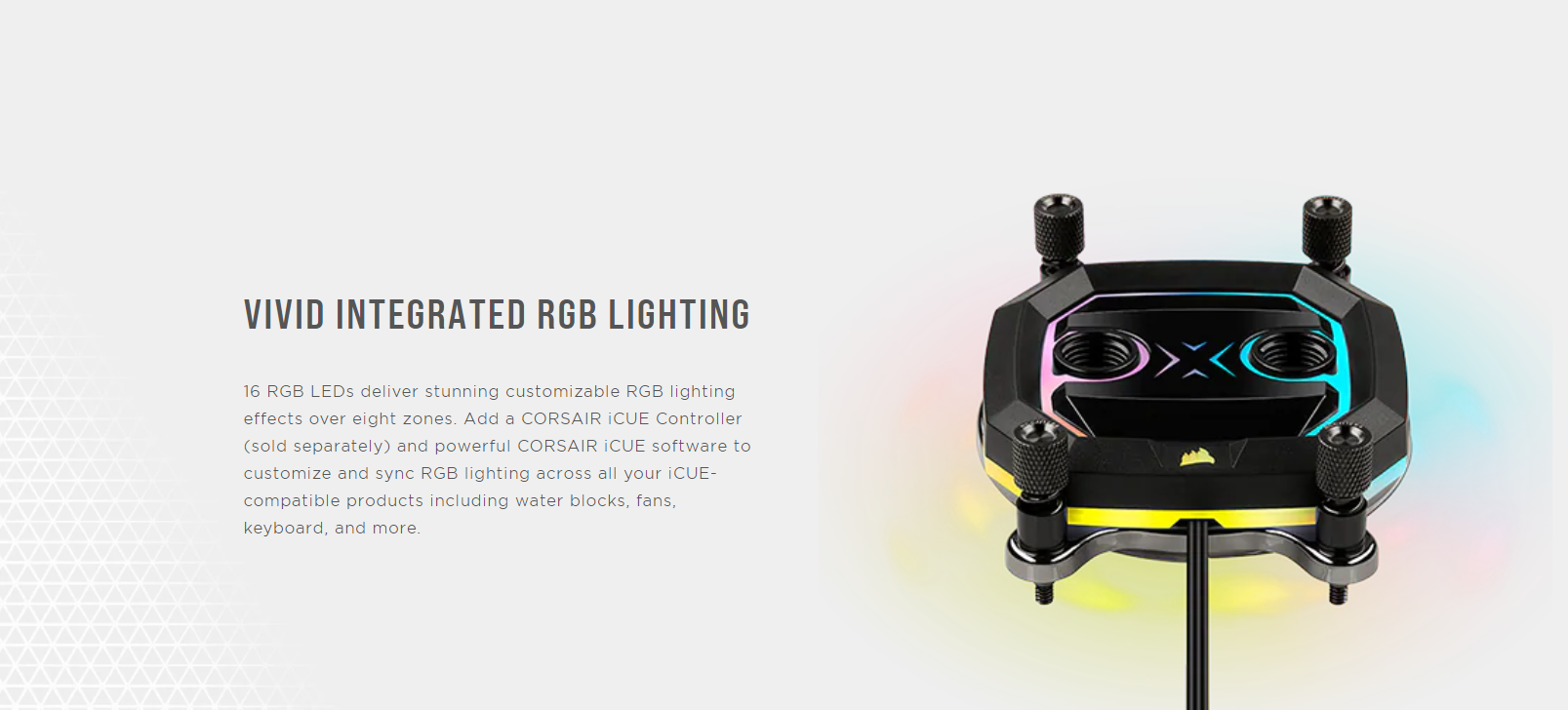 Block CPU Corsair Hydro X Series XC5 RGB PRO (AMD)