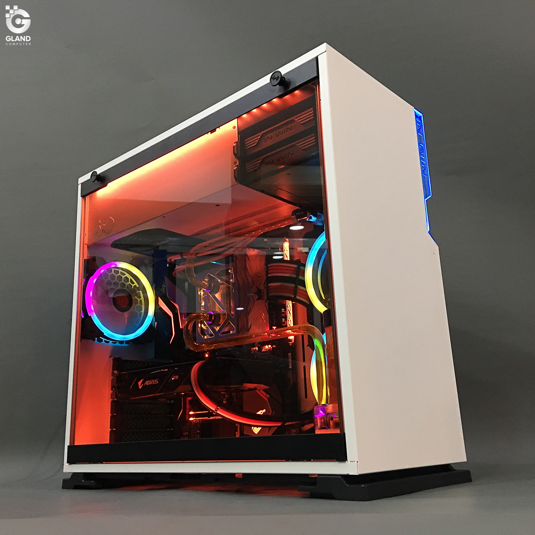 [Case modding] Inwin 101 White - ORANGE