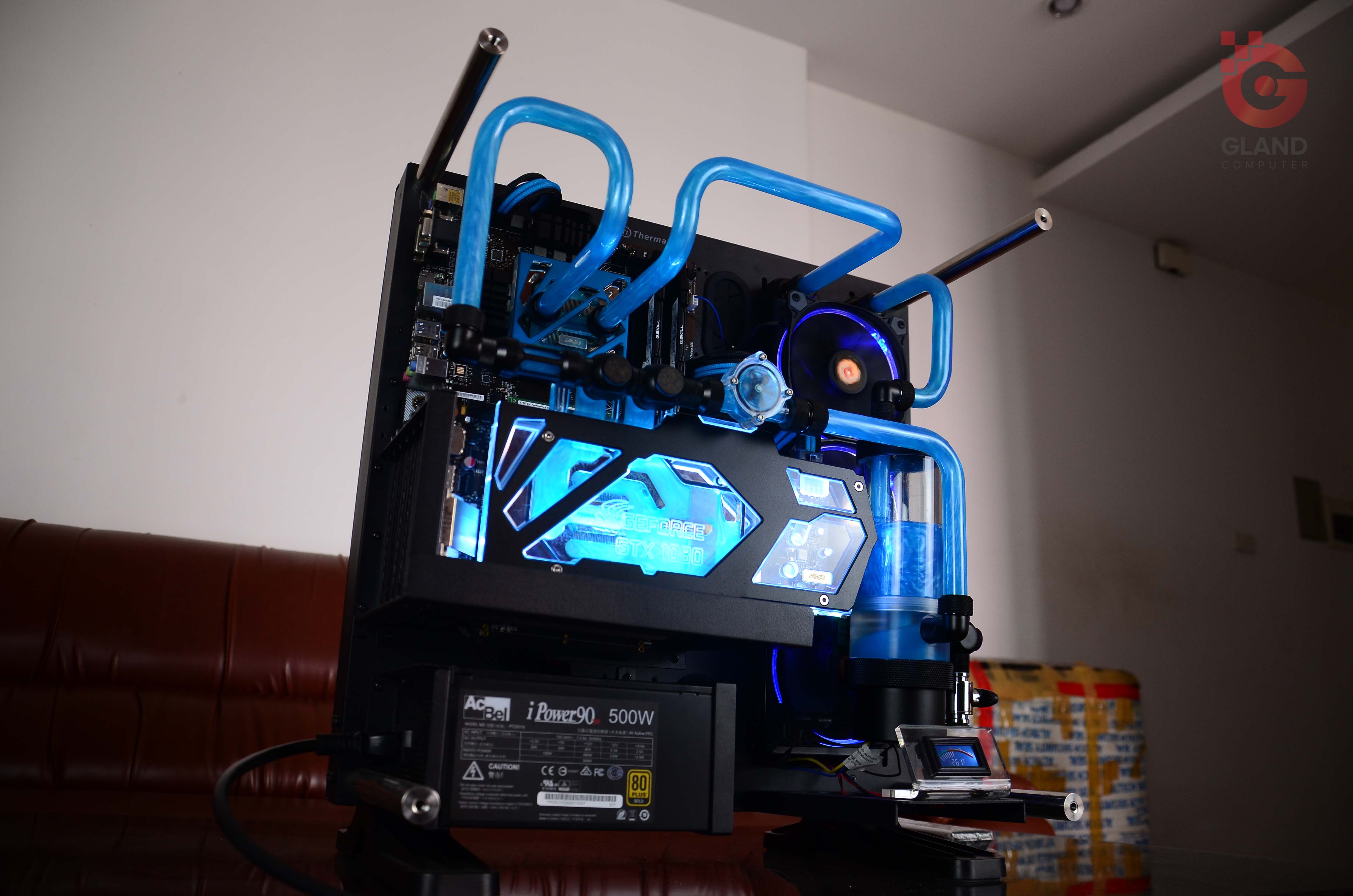 [Case modding] Thermaltake Core P3 Black - AURORA