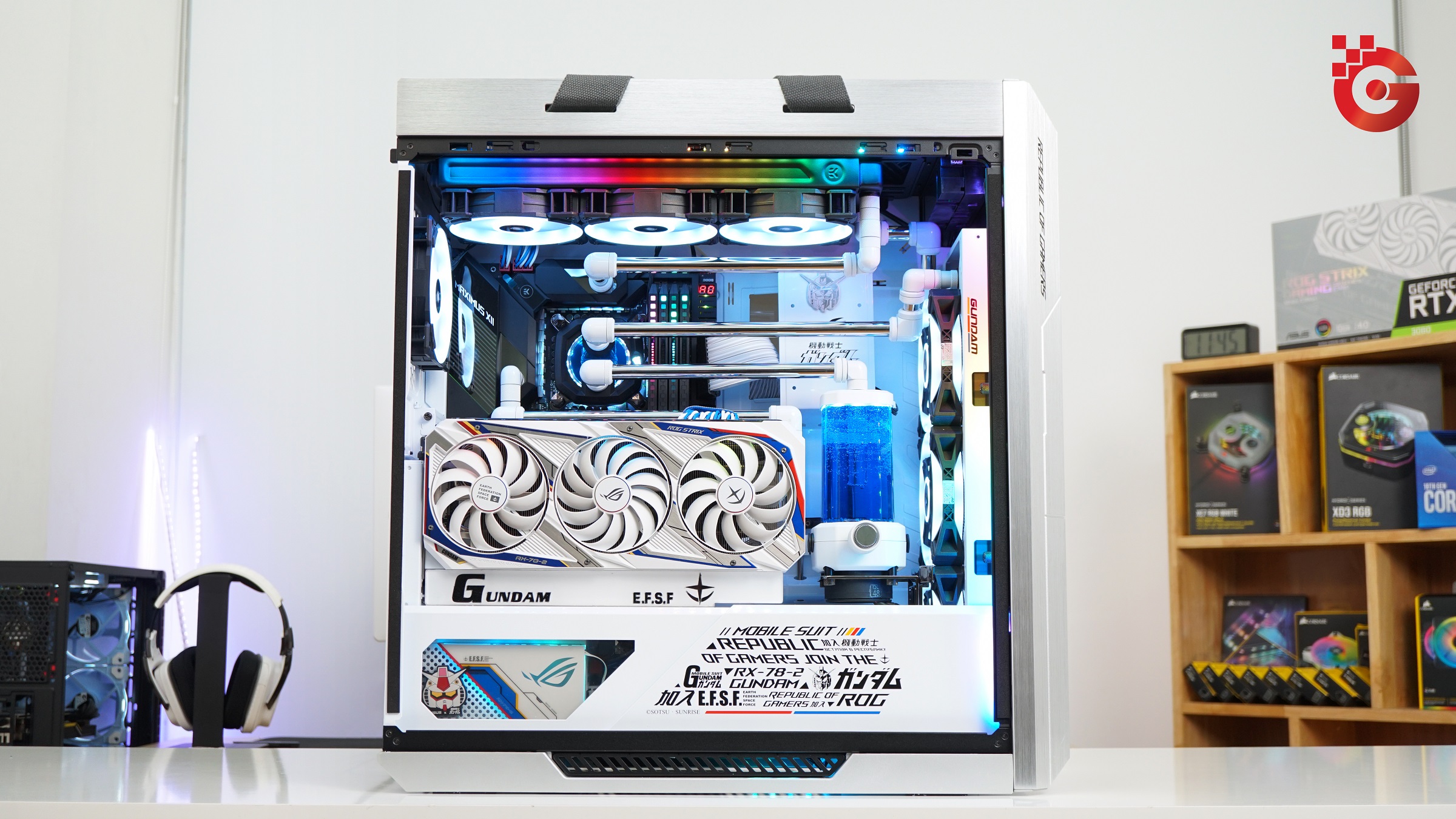 [Case modding] ASUS HELIOS GX601 GUNDAM build - RX-78-2