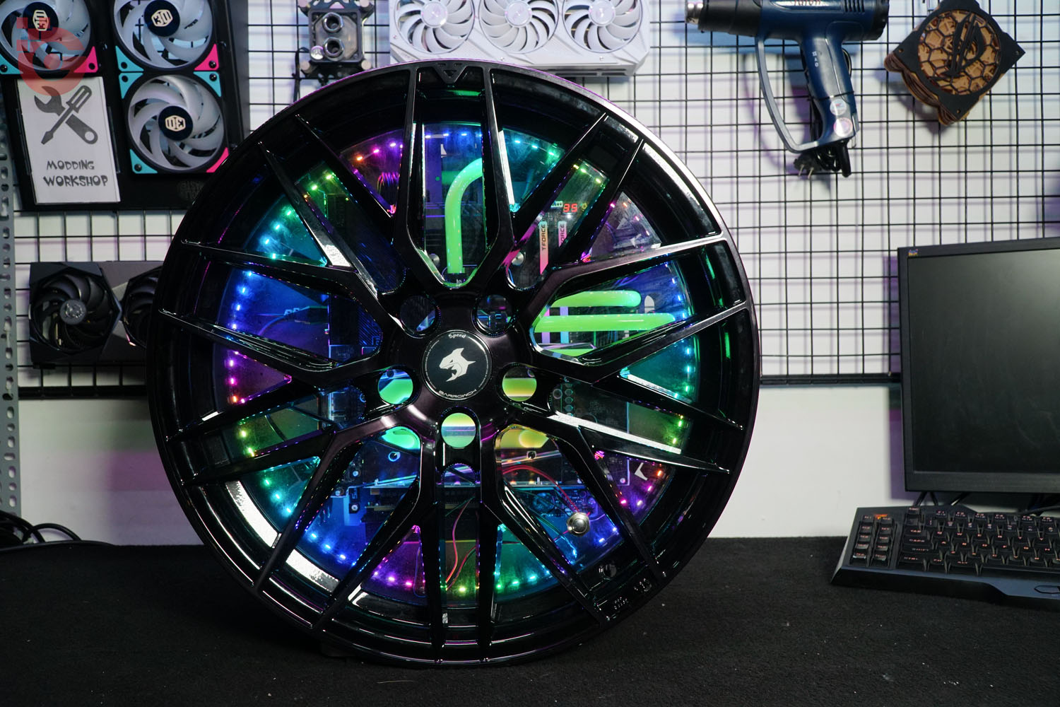 [Case modding] Barrowch Speed Black build - Ma Tốc Độ