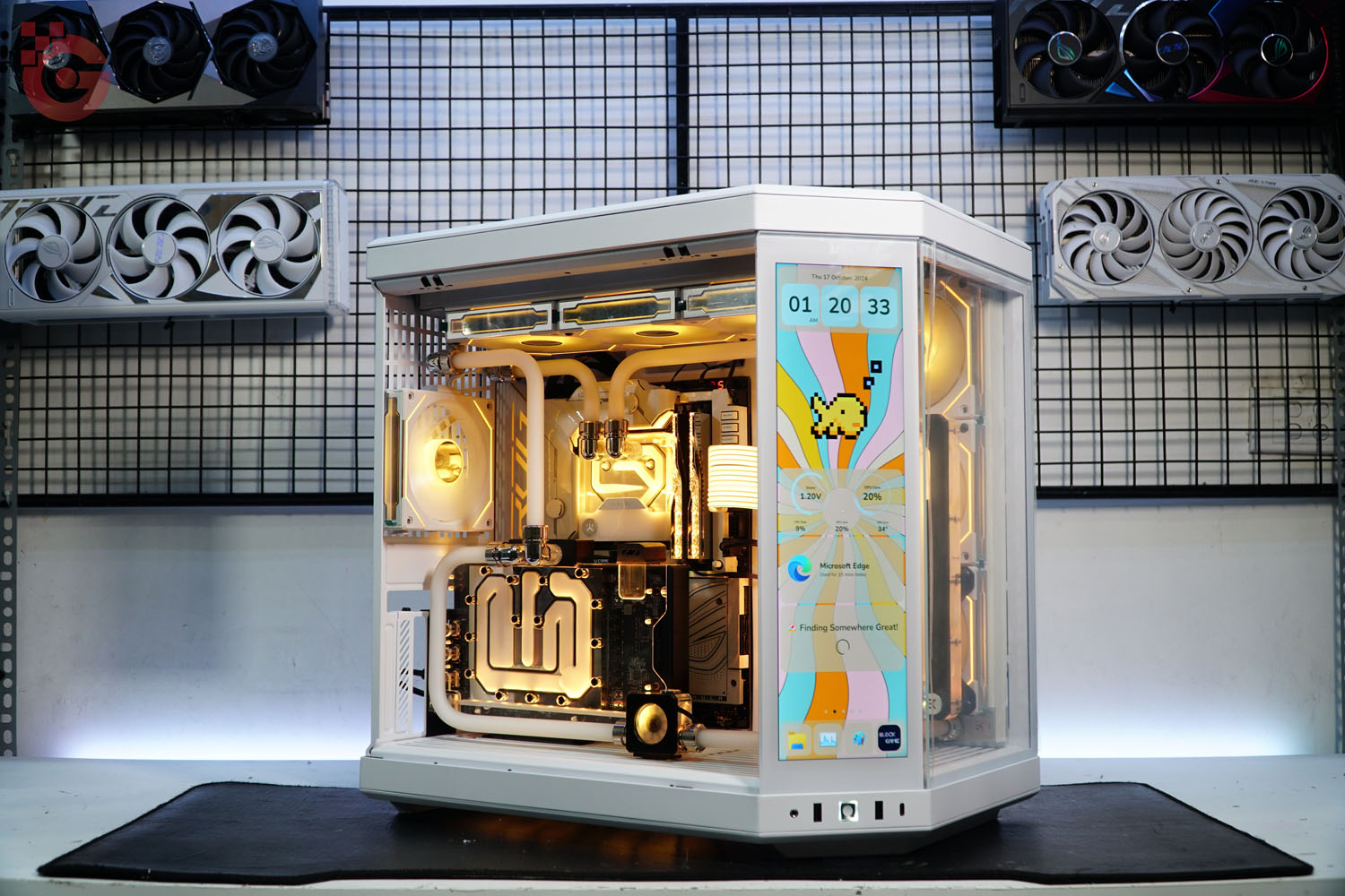 [Case modding] HYTE Y70 WHITE Build - Crystal