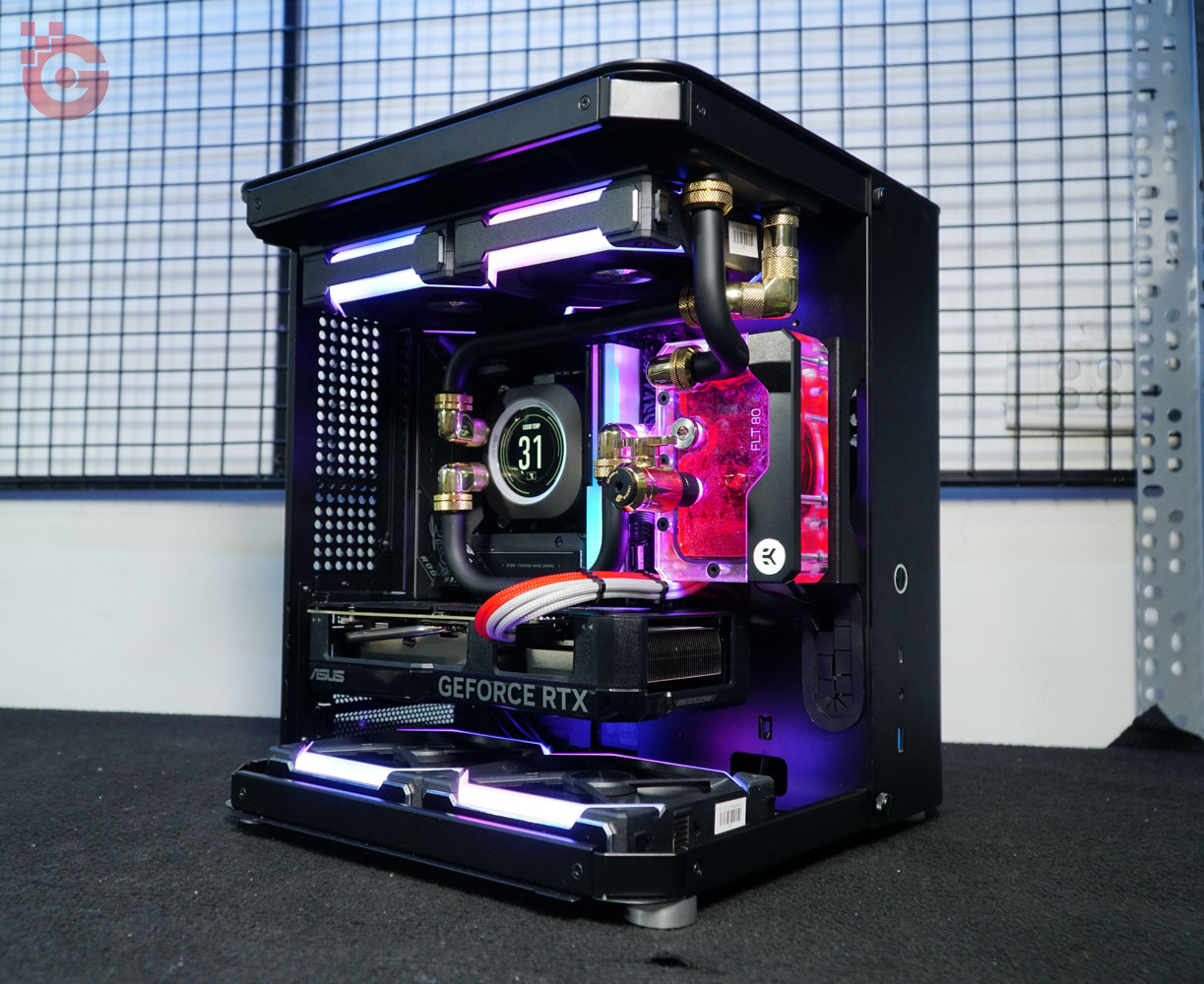 [Case modding] Jonsbo TK-1 ITX build - Black Gold