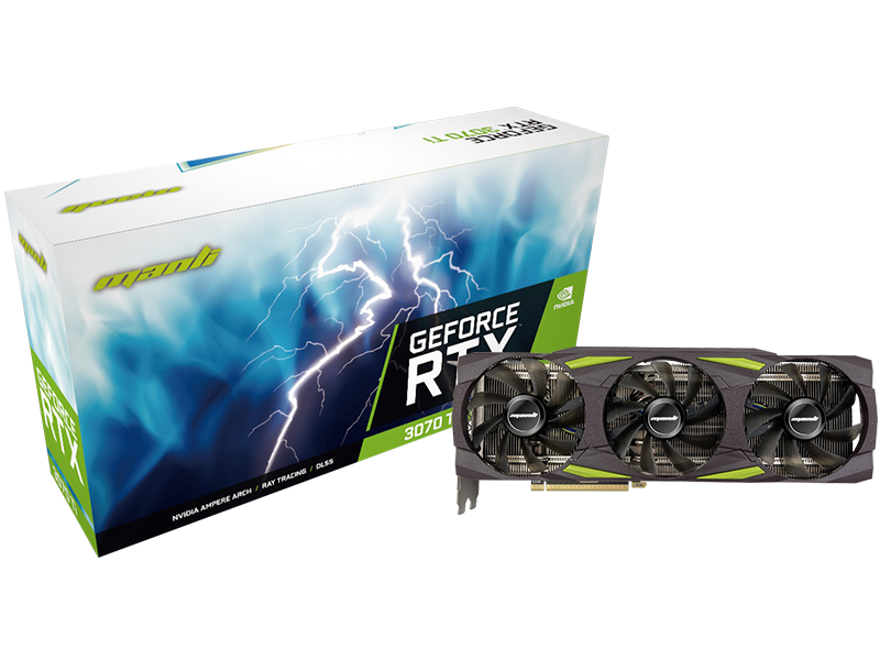 VGA MANLI GeForce RTX 3070 Ti Triple Cooler VGA MANLI GeForce RTX 3070 Ti Triple Cooler