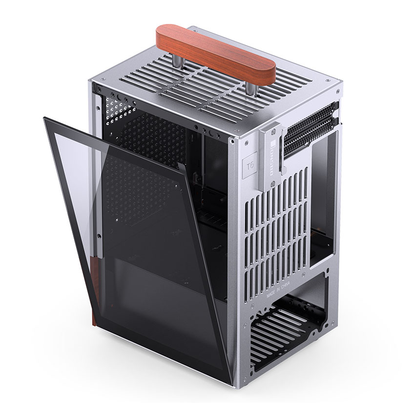Vỏ case JONSBO T6 Silver (ITX/Mini Tower)
