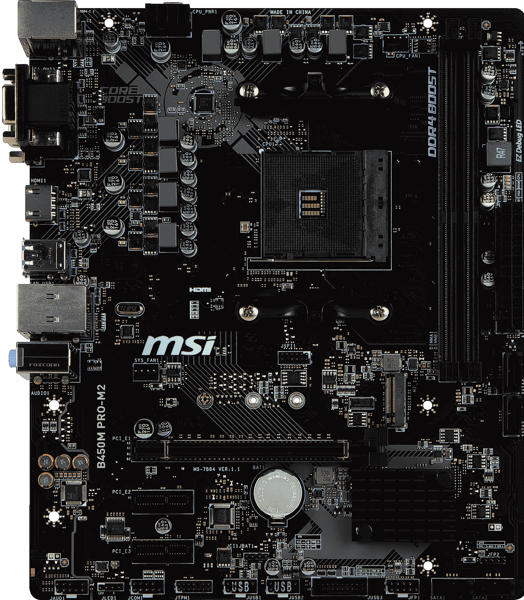 Mainboard MSI B450M PRO-M2