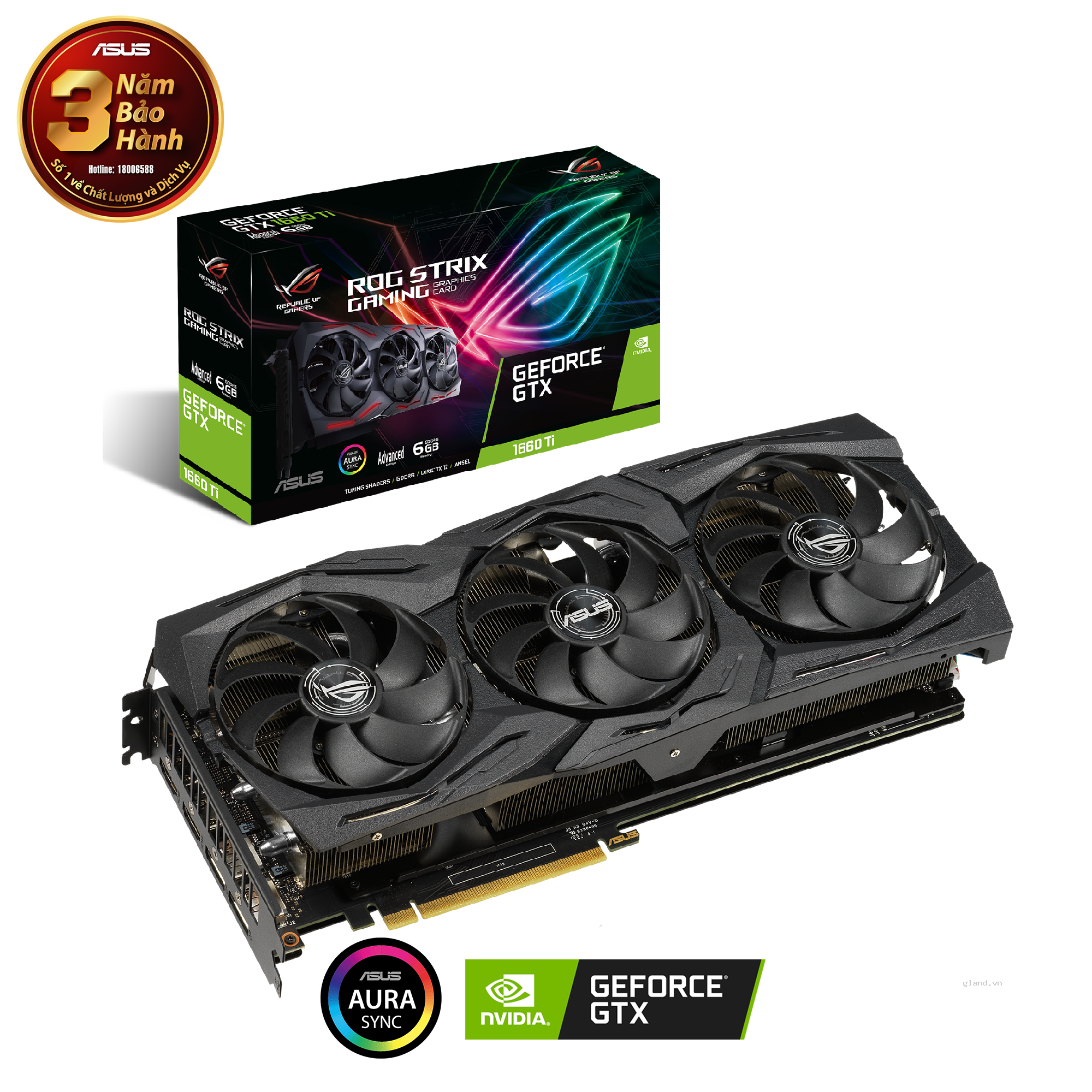 VGA ASUS ROG STRIX GTX 1660 Ti - A6G GAMING