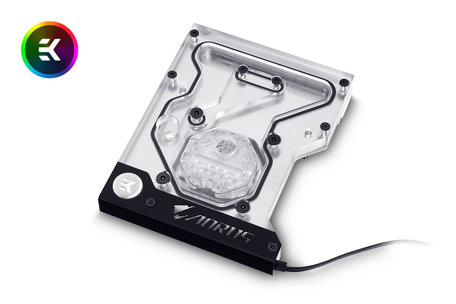 Block cpu mono EK-FB GA X299 GAMING RGB Monoblock - Nickel