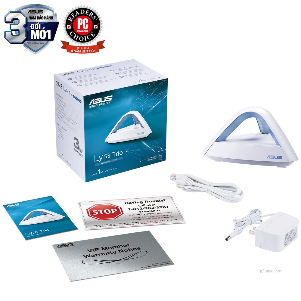 Router ASUS Lyra Trio Map-AC1750 (1PK) MESH WI-FI SYSTEM