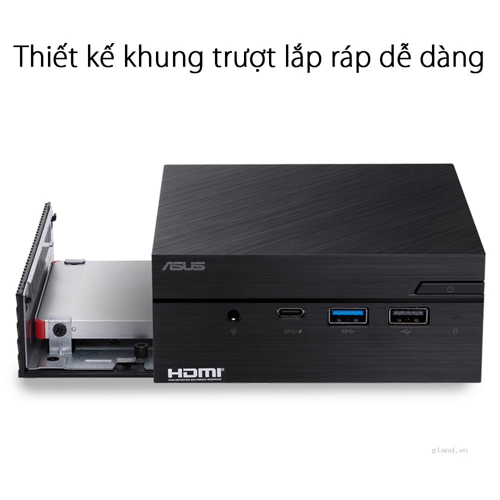 PC mini ASUS PN60-BB3097MV (Intel i3-8130U/Wi-Fi5/BT4.0/LAN/65W/nOS/ĐEN)
